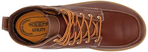 キーン ワークシューズ SAN JOSE 6” WP TORTOISE SHELL/STAR WHITEの