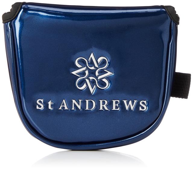 セントアンドリュース 継続定番商品 パターカバー エナメルシリーズ(マレット用) / ゴルフ PT / 042-3984315 110_ブルー