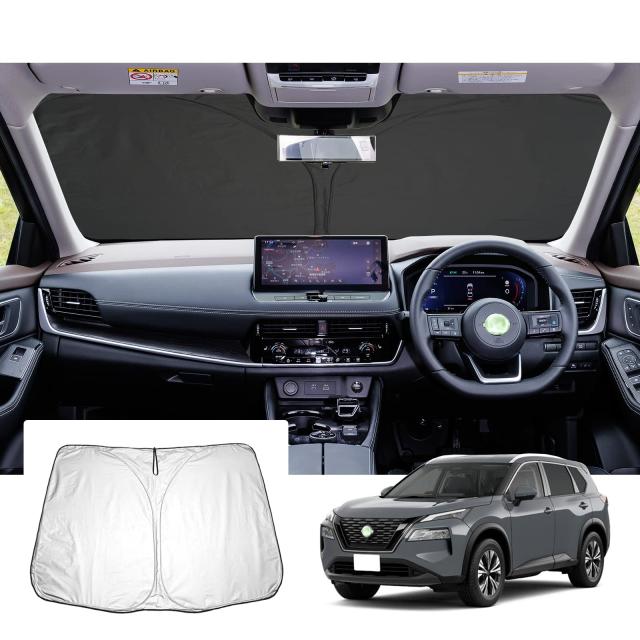 【GAFAT】日産 エクスト レイル T33/SNT33型 4代目 2022年モデル~現行 新型 専用 エクスト レイル 車用サンシェード t33 フロントガラス用 の通販はau PAY ...