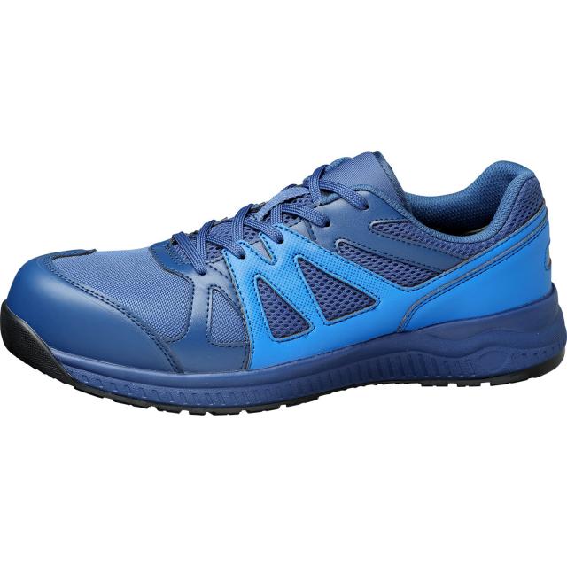 ミドリ安全 安全作業靴 JSAA認定 プロスニーカー 紐 耐滑 高反発 アクティブセフティ AS10 ネイビー 26.5 cm 3E