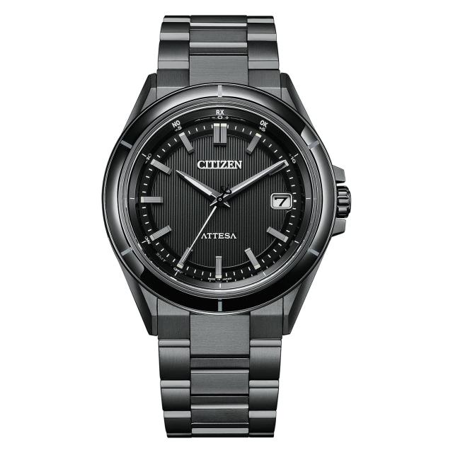 [Citizen] 腕時計 ATTESA 電波ソーラー 防水 シチズン CB3035-72E メンズ ブラック