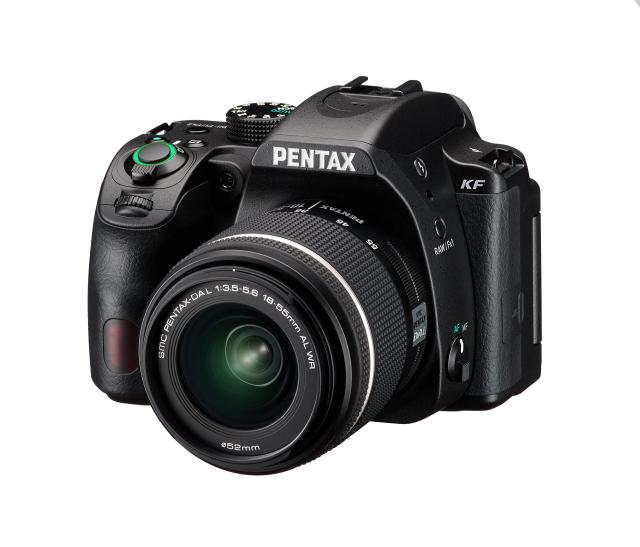 リコー PENTAX KF 18-55WR レンズキット ブラック APS-Cデジタル一眼レフカメラ 【視野率100%光学ファインダー】【超高感度・高解像 2424
