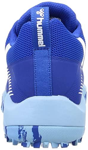 ヒュンメル ハンドボールシューズ グランドフライ5 ブルー×ホワイト