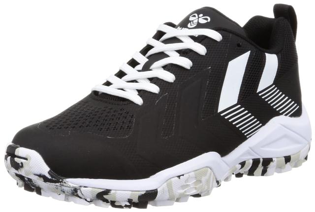 ヒュンメル ハンドボールシューズ グランドフライ5 ブラック×ホワイト (9010) 25.5 cm