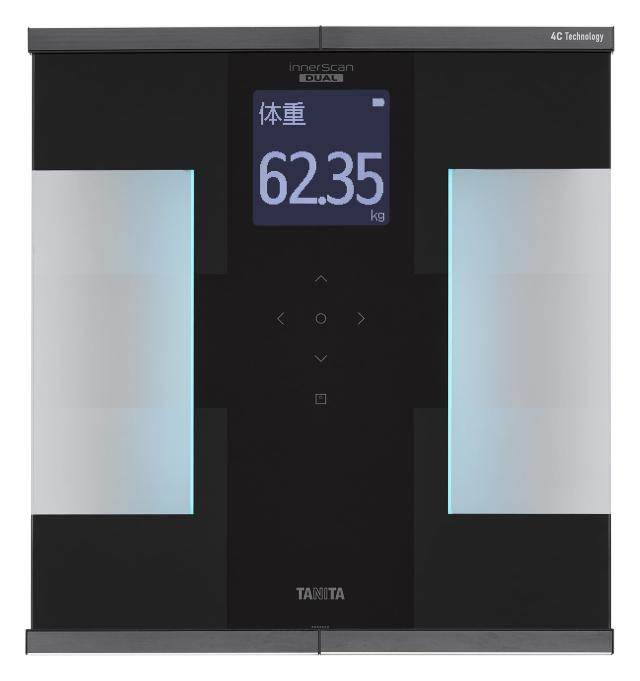 タニタ 体組成計 スマホ連動 【4C Technology 最新高精度測定】RD-931L-BK 世界初 筋肉の質が分かるインナースキャンデュアル 日本製 医