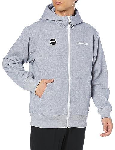 デサント スウェット フルジップ かぶり (両方あり) パーカー MOVESPORT MVSP ストレッチ 吸汗 UV CUT(UPF50+) トレーニング メンズ グ