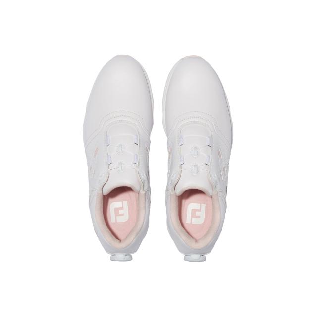 フットジョイ ゴルフシューズ イーコンフォート BOA 98649J レディース ホワイト/ピンク 23.0 cm 3E フットジョイ ゴルフシューズ イーコンフォート BOA 98649J レディース