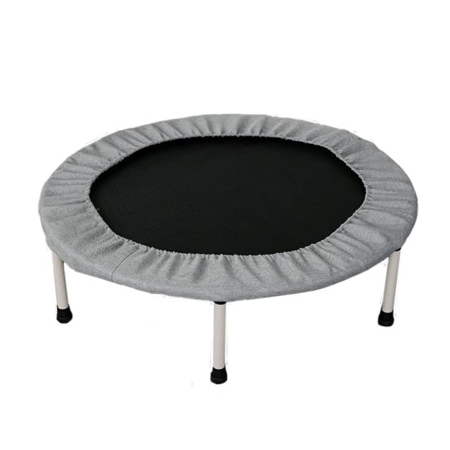 山善 トランポリン 室内用 耐荷重最大100？ テンションゴム 静音 簡単組立 滑り止め コンパクト 大人 子ども 運動不足 運動 ファブリッ