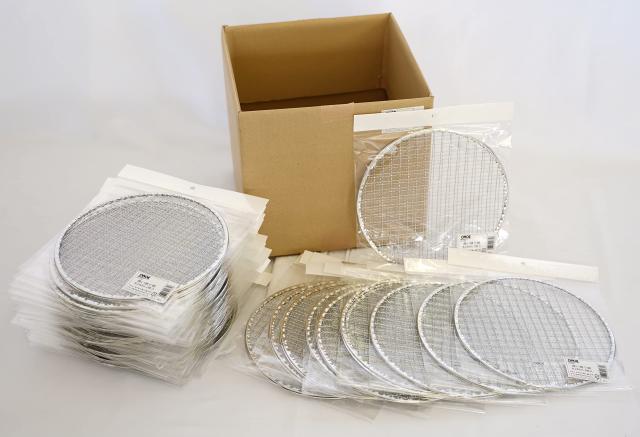 尾上製作所(ONOE) 50セット入り 使い捨網丸240？2枚入 G-SU-240 直径240mm 熱に強く目の細かいクリンプ網を使用 ONOEの火消しつぼになる