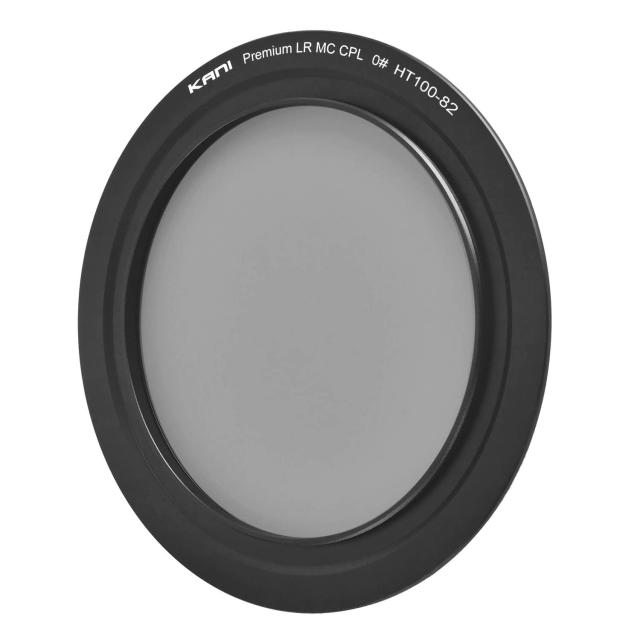 KANI 100mm幅 HT100-82mm アダプターリング兼用CPL Premium LR MC CPL 0# 100mm幅ホルダー HT100 III / HT100 II用 レンズ枠径82mm対
