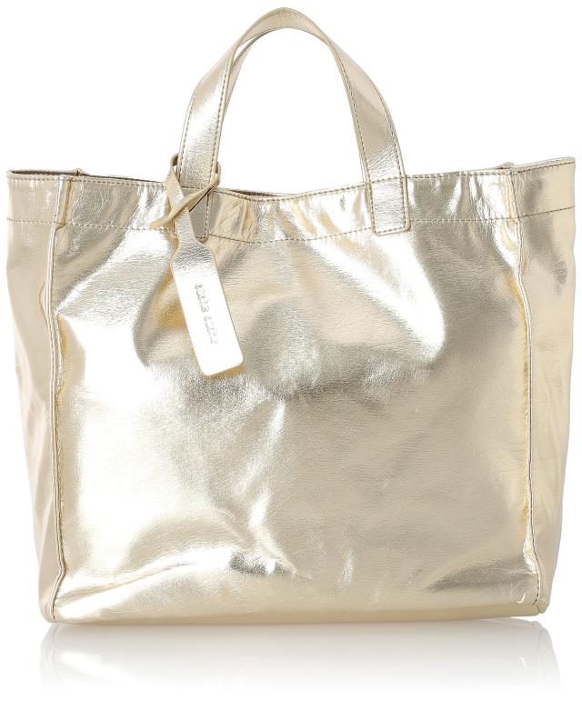 [カシュカシュ] ソフトメタリックショッパートート