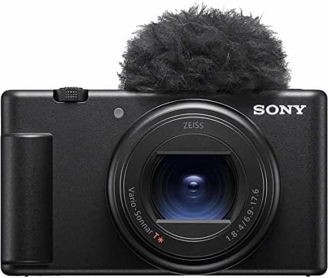 SONY(ソニー) コンパクトデジタルカメラ VLOGCAM Vlog用カメラ ZV-1II ボディ ウィンドスクリ ーン付属 18-50mm F1.8-4.0 ズームレンズ ブ
