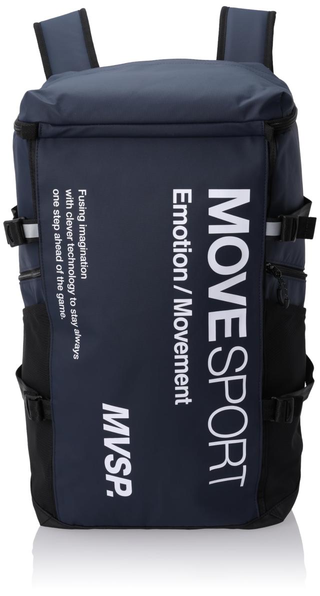 ムーブスポーツ デサント バックパック リュックサック 通学 部活 ビジネス 40L PCポケット 抗菌消臭 再起反射 NV(DMAXJA40)