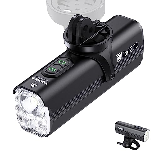 自転車 ライト 充電式 ロードバイク ライト 1200ルーメン 大容量4000mAh ロードバイクライト ハイビーム＆ロービーム 吊り下げ サイクル