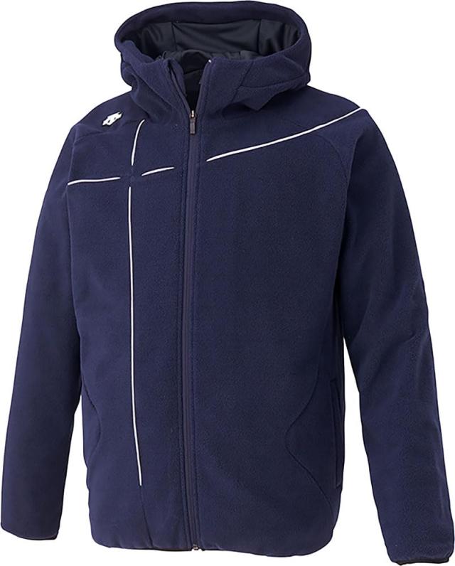 DESCENTE(デサント) 野球 フリース パーカー フリースジャケット DBX-2660C メンズ Dネイビー×Sホワイト