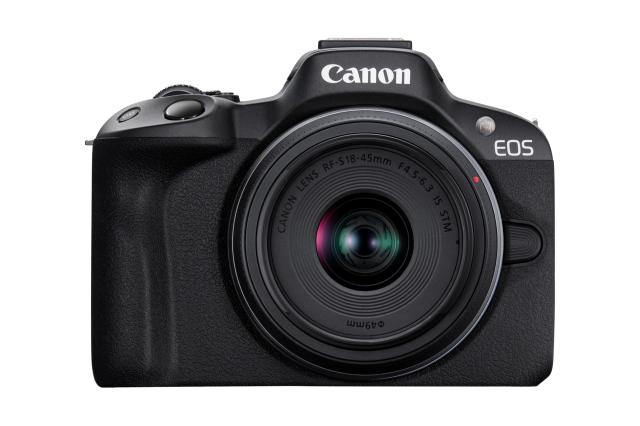 Canon ミラーレス一眼カメラ EOS R50 標準ズームレンズキット(RF-S18-45) ブラック/APS-C/約375g EOSR50BK-1845ISSTMLK