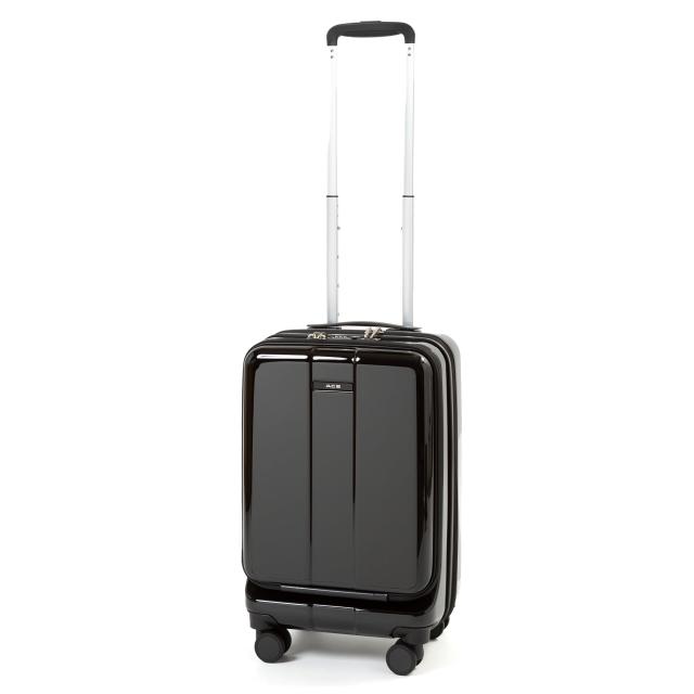 エース スーツケース 機内持ち込み sサイズ 1~2泊 31L/41L(拡張時) ストッパー フォールズ No.06905 キャリーケース ブラック