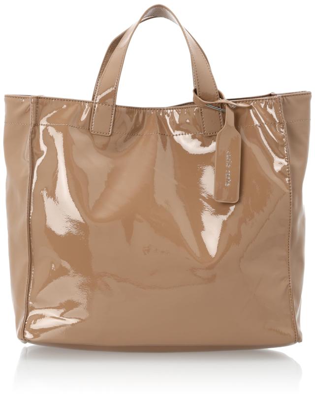 [カシュカシュ] ソフトエナメルスクエア手提げトート レディース 01-00-76451 BE