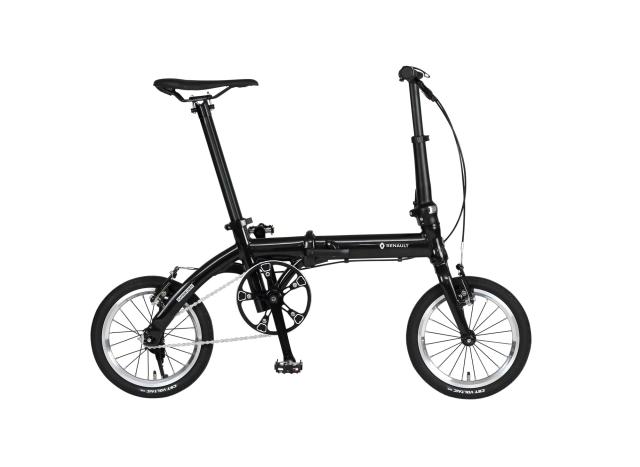 Renault RENAULT(ルノー) PLATINUM LIGHT6 ブラック 超軽量6.8kg 14インチ 折りたたみ自転車 アルミフレーム 超小型 LIGHTシリーズ最軽量