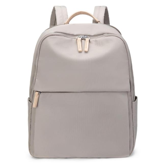 Ladyfan ビジネスリュック レディース 軽量 大容量 防水 通勤 PC A4 収納 おしゃれ 仕事用 旅行対応(grey M)