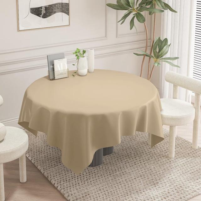 Hopeholic 円形 テーブルクロス ビニー ル 撥水 無地 PU tablecloth ラウンド おしゃれ 丸いテーブルクロス 140cm 防水防油 汚れ防止 テの通販はau PAY ...
