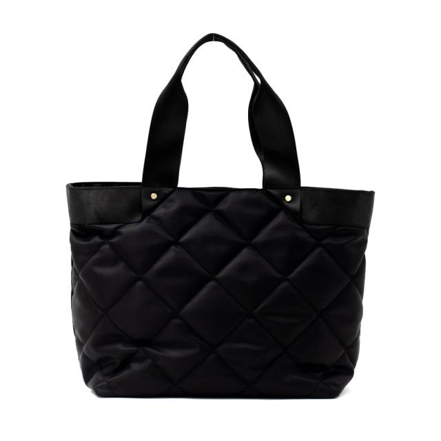 [VITAFELICE] ヴィータフェリーチェ ナイロンキルティングトートバッグ レディース inb-90056z (ブラック)