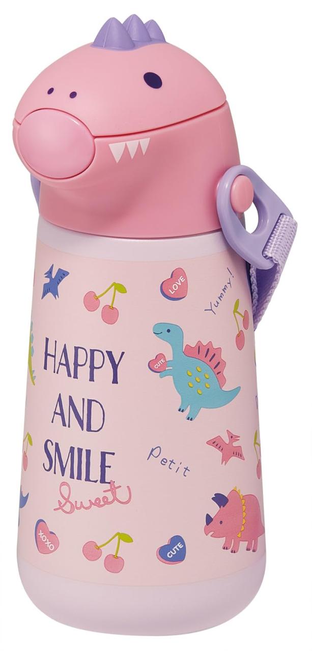 スケーター(Skater) 立体型 ステンレス ストロー 水筒 370ml 真空二重 保冷専用 ハッピー＆スマイル SSH4D-Aの通販はau PAY マーケット - タランストア au ...