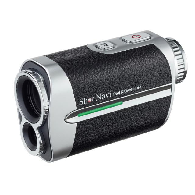 Shot Navi(ショットナビ) ゴルフ レーザー距離測定器 VoiceLaser GR Leo【ブラック】 ２色表示 緑/赤色OLED 超高速0.1秒計測 軽量 安心の