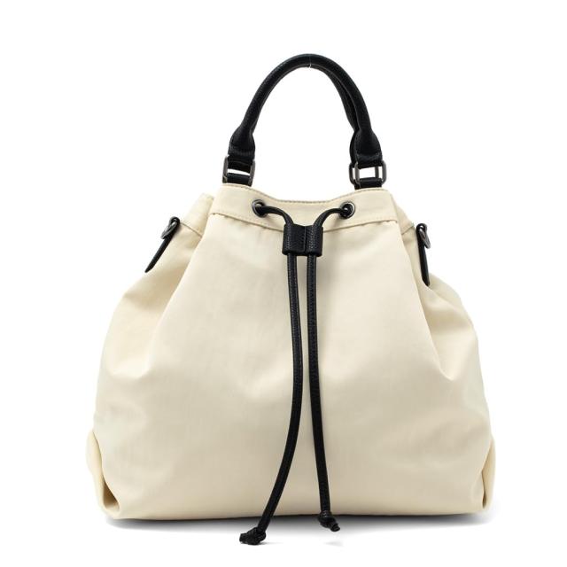 [VITAFELICE] ヴィータフェリーチェ 巾着 2way トートバッグ レディース inb-10009z (アイボリー)