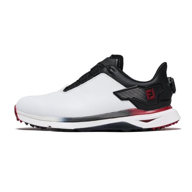 フットジョイ ゴルフシューズ プロＳＬＸ ボア 56909J メンズ ホワイト/ブラック/レッド 25.0 cm 3E