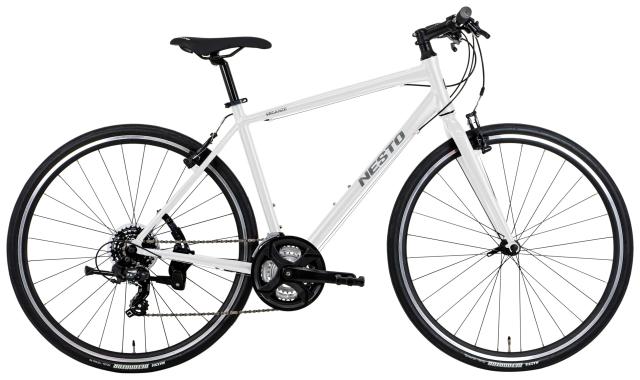 【完全組立配送】700×32C バカンゼ1-F 外装21段 6061アルミフレーム Vブレーキ 500ｍｍ ホワイト