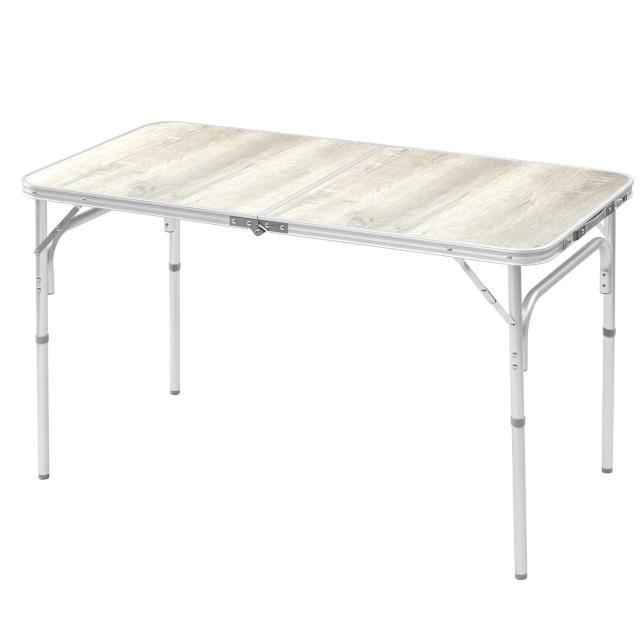 キャンパーズコレクション 山善 アウトドア テーブル キャンプ アウトドア 熱・水に強い 折りたたみ式 軽量 高さ調整(2段階) 幅120×奥