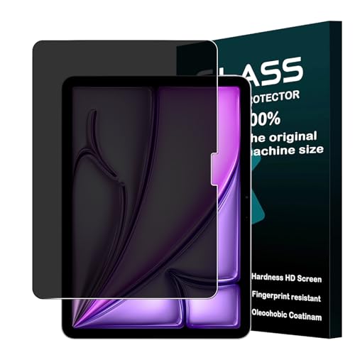 Seninhi ガラスフィルム iPad Air 11インチ M2 (2024) 用の 保護 フイルム 覗き見防止 iPad Air 11 ...