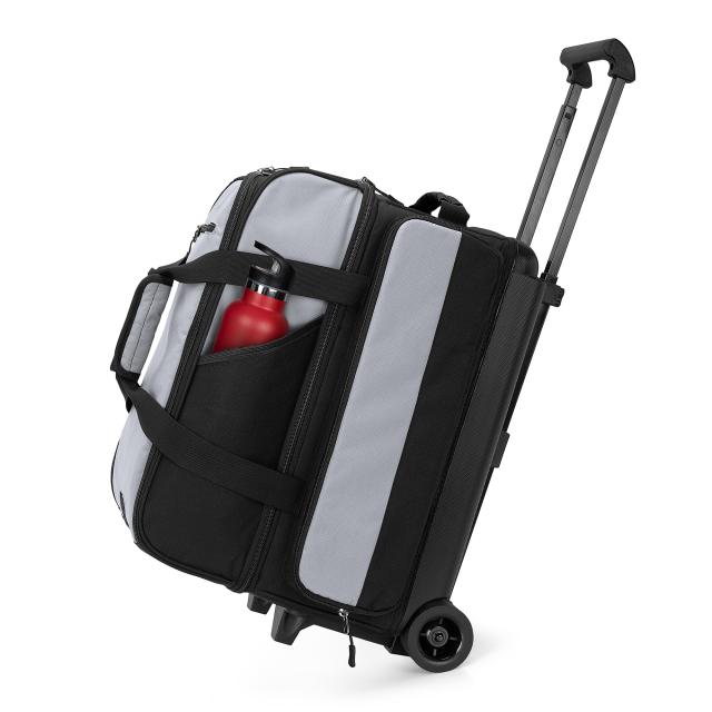GOBUROS ボウリング バッグ キャスター付き 2個用キャリー ボーリングバック シューズ収納付き
