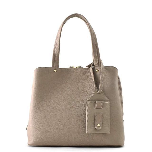 [VITAFELICE] ヴィータフェリーチェ 本牛革2wayスクエアハンドバッグ レディース vinb-l16045 (グレーベージュ)