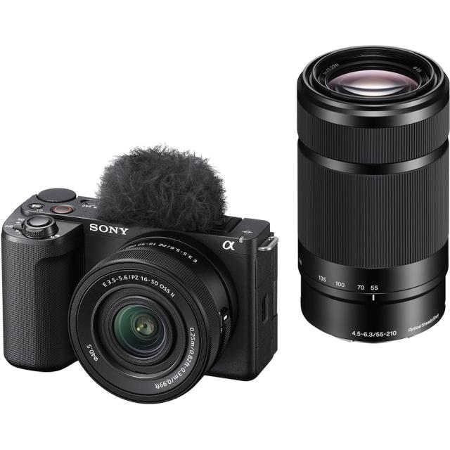 SONY(ソニー) Vlog用カメラ レンズ交換式VLOGCAM APS-C ミラーレス一眼カメラ ZV-E10M2 ダブルズームレンズキット(同梱レンズ:SELP16502+