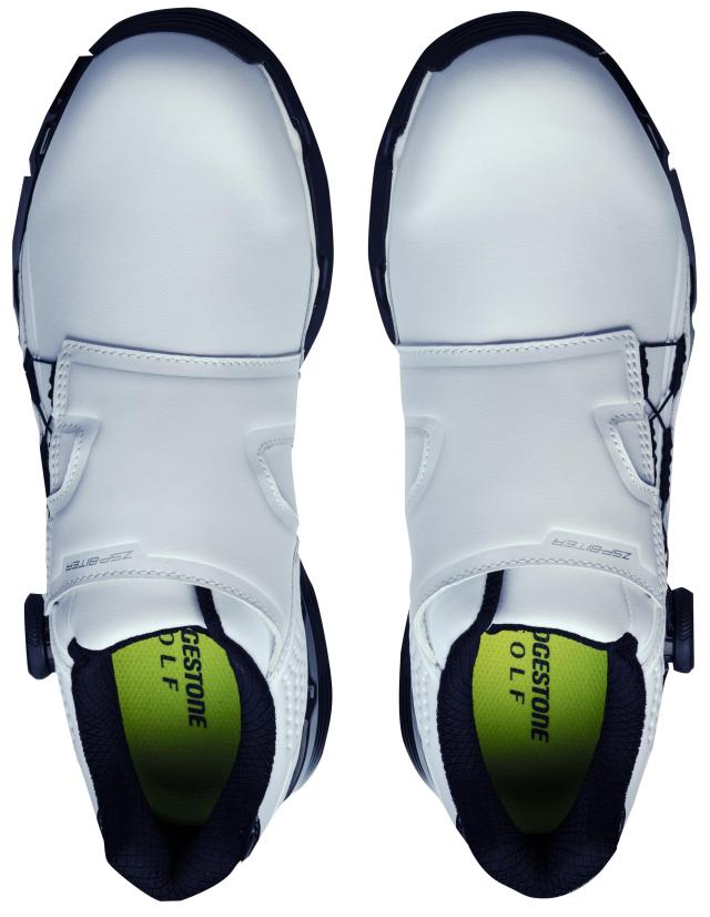 ブリヂストン スパ イクレスゴルフシューズ ゼロ・スパ イク バイター ツアー SH2401 メンズ ホワイト/ブラック 28.0cm 3E