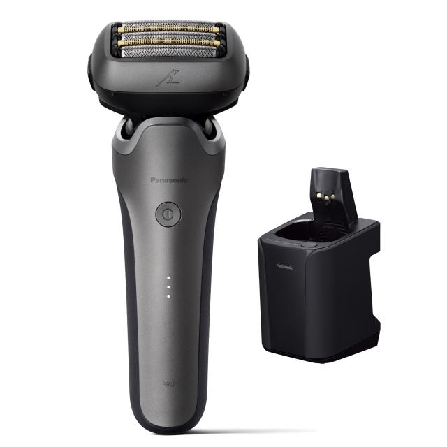 パナソニック メンズ シェーバー ラムダッシュ PRO 5枚刃 電動 髭剃り メンズ ラムダッシュAI？ 全自動洗浄充電器 ES-L570W-S シルバー