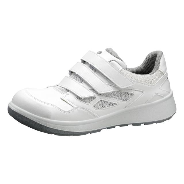 ミドリ安全 G4セフティスニーカー 安全作業靴 JSAA認定 プロスニーカー 普通作業 先芯入り G4695 (バンドタイプ) ホワイト 27.0 cm