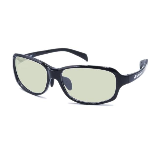 トライノ(TORHINO) 偏光サングラス bundi(ブンディ) ブラック シューターグリーンシルバーミラー