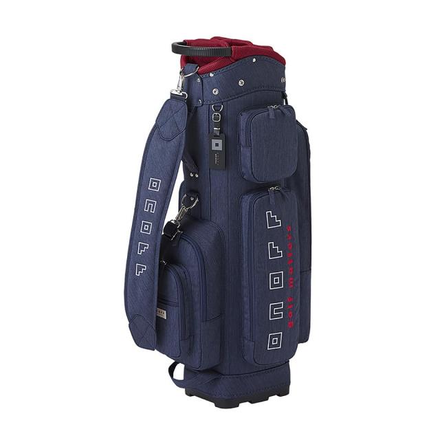 オノフ(ONOFF) ゴルフ 杢調シリーズ Caddie Bag キャディバッグ 9型 47インチ対応 OB0225-04 NAV ネイビー