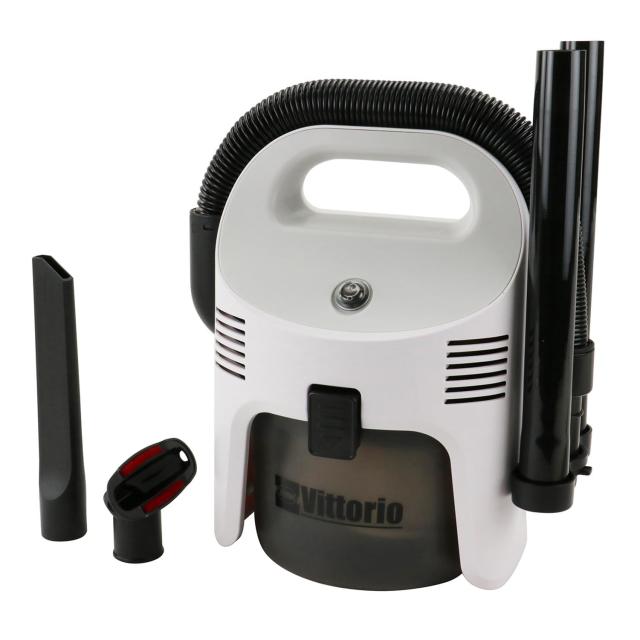 Vittorio(ヴィットリオ) 乾湿両用クリーナー ZV-04-WD 【吸込仕事率65W 集塵約3.0L/吸水約1.5L】 小型コンパクトモデル(幅330×高さ310×