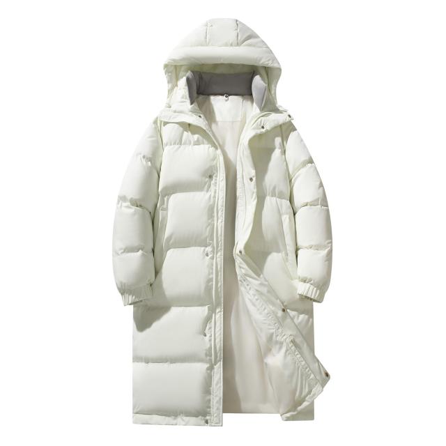 Candy Kiosk メンズ ダウンコート コートロング 中綿 ジャケット フード付き ダウンジャケット 防風 防寒着 軽量 アウター カジュアル