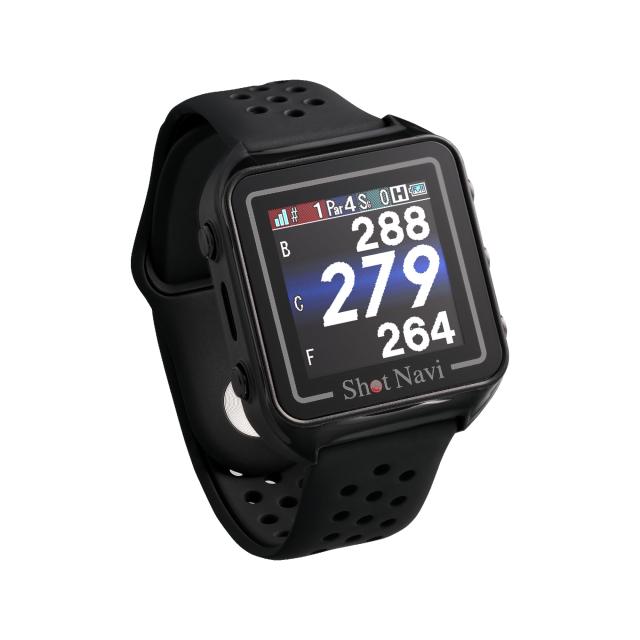 Shot Navi (ショットナビ) Beyond Lite Plus ブラック マルチ測位 安心の日本製(国内ISO9001認定工場生産) ゴルフナビ GPSゴルフナビ ゴ