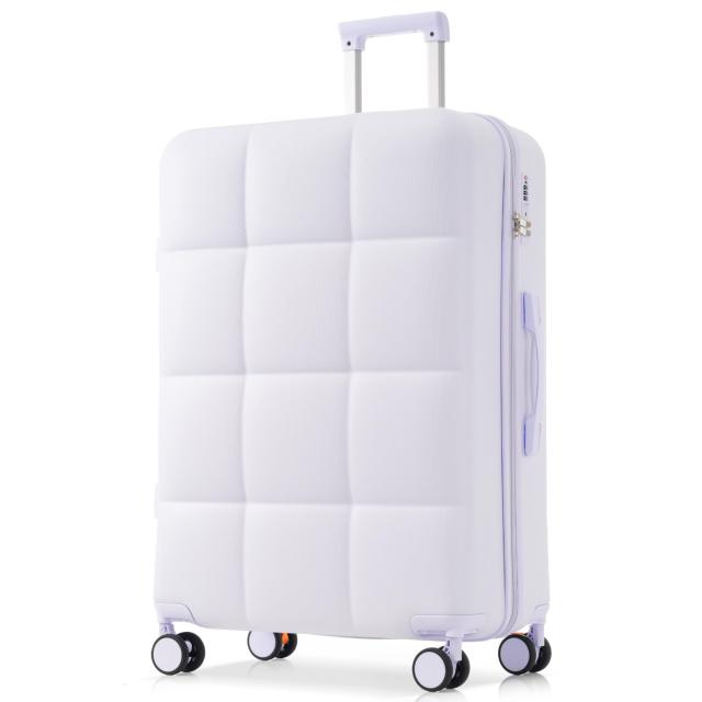 BTM 【新色登場】 スーツケース キャリーケース 超軽量 大型 静音 キャリーバッグ lサイズ フック機能付き 7泊以上 suitcase 耐衝撃 36