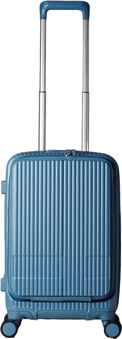 イノベーター スーツケース フロントオープン【38L】 機内持込 3.3kg ブルーシャドー