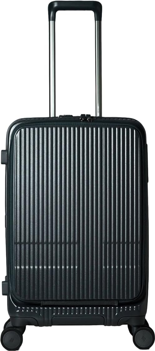 イノベーター スーツケース フロントオープン【55L】 3.9kg チャコールグレー