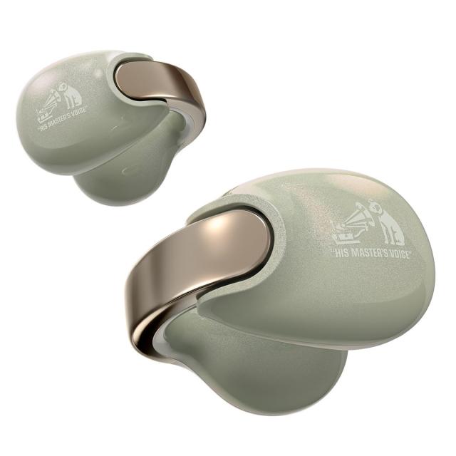 JVCケンウッド Victor HA-NP1T-GN ワイヤレスイヤホン Bluetooth Ver.5.3 オープンイヤー イヤーカフ アプリ対応 マルチポイント 合計24