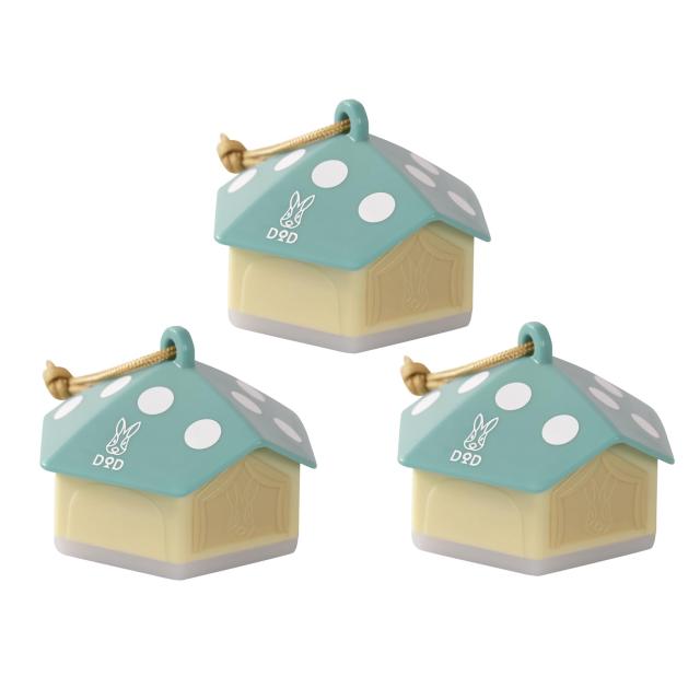 DOD(ディーオーディー) ミニキノコライト3個セット LEDランタン 3個セット USB充電式 小型 軽量 200ルーメン / 6-60時間 L3-046-LW