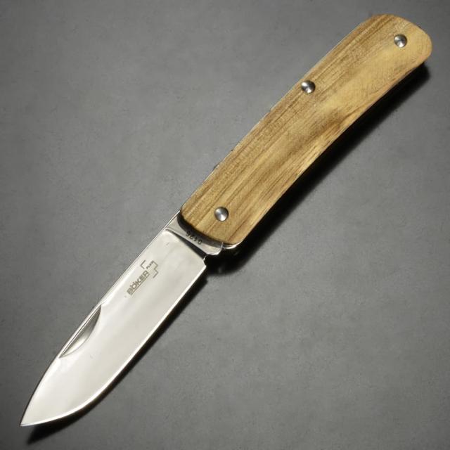 BOKER PLUS 折りたたみナイフ Tech Tool 1 ゼブラウッドハンドル 01BO843[bbop01bo843r]